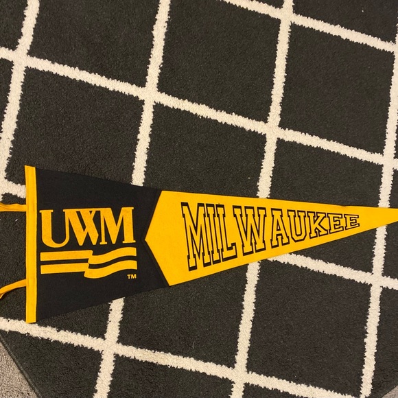Wall Decor | Vintage Uwm Milwaukee 29 Long X 1 Wide Pennant | Poshmark